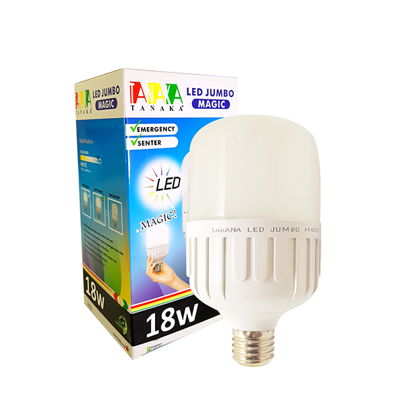 LED BULB MAGIC JUMBO 18W-WHITE - Tanaka