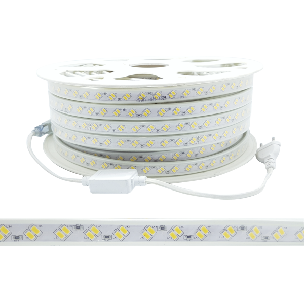 LED STRIP 5730-220V-IP65-50M-WARM WHITE - Tanaka